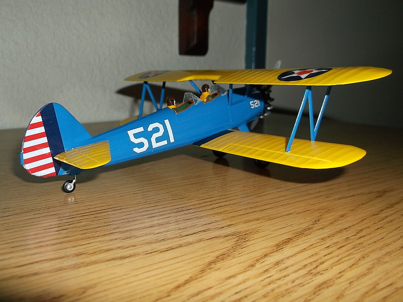 Stearman PT17 BiPlane Aircraft -- Plastic Model Airplane Kit -- 1/48 ...