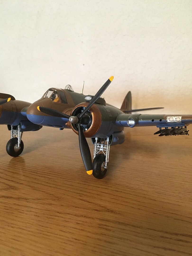 Bristol Beaufighter VI Fighter Aircraft -- Plastic Model Airplane Kit ...