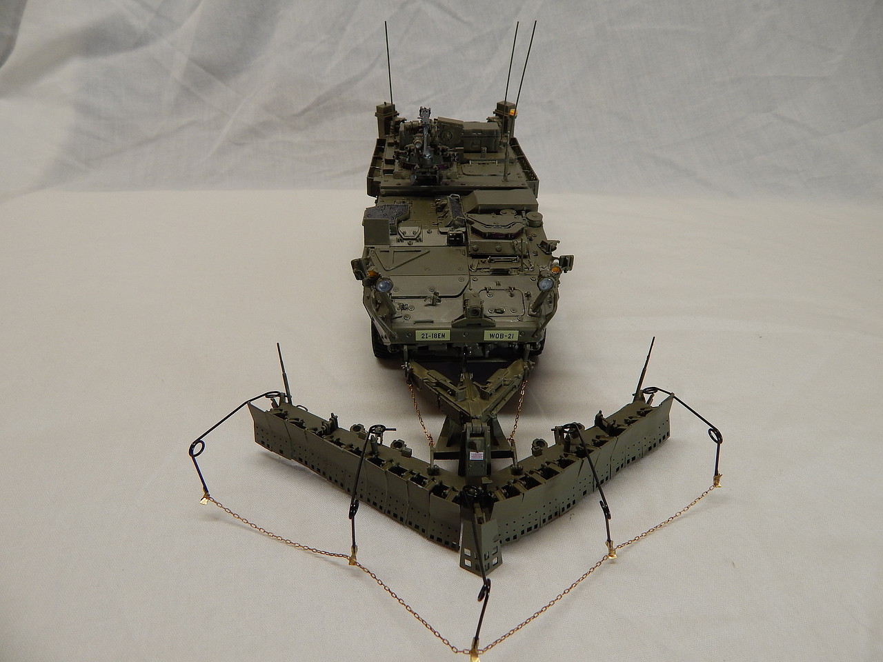 M1132 Stryker Engineer Squad Vehicle (ESV) -- Plastic Model Military ...