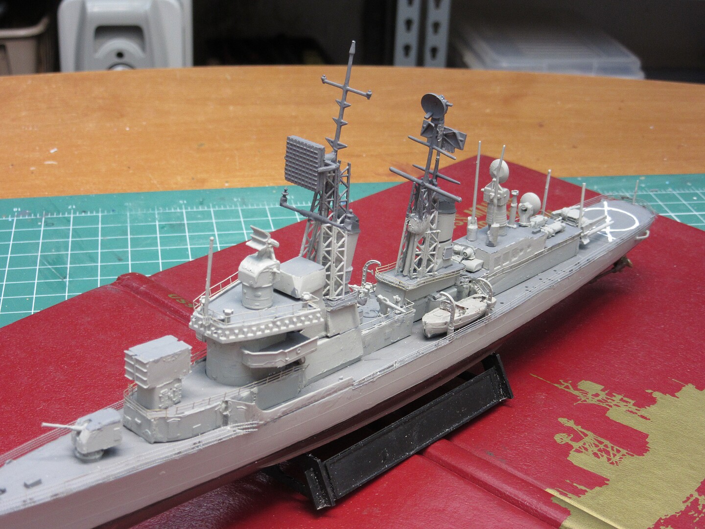 US Navy DD445 Fletcher Destroyer Boat -- Plastic Model Military Ship ...
