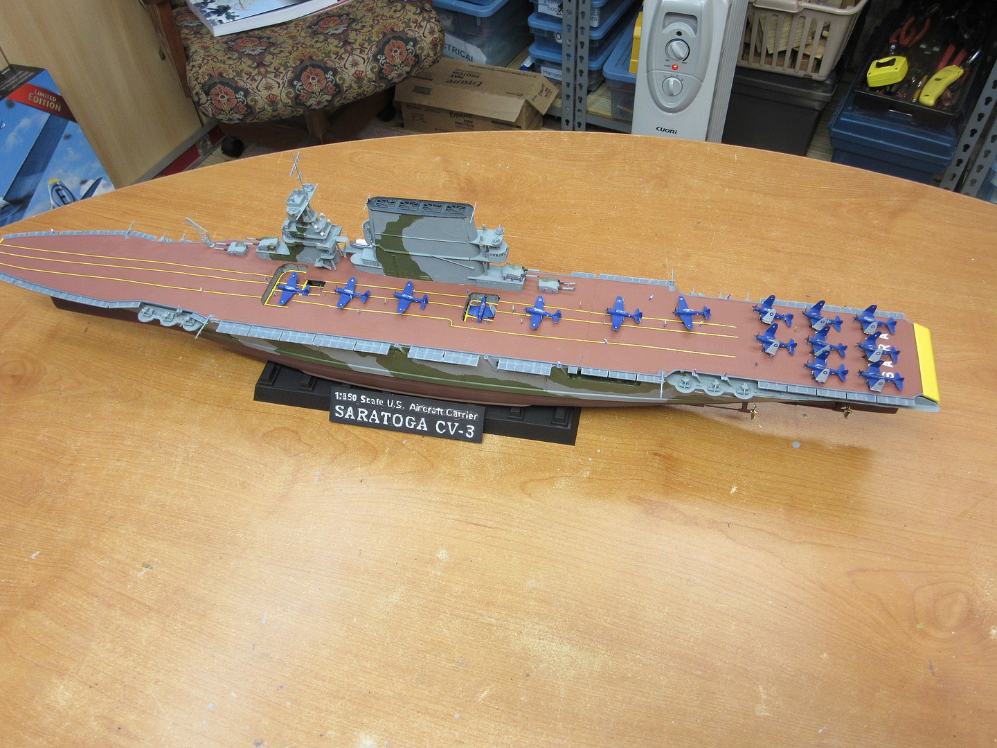 Gallery Pictures Trumpeter USS Saratoga CV3 Aircraft Carrier Plastic ...