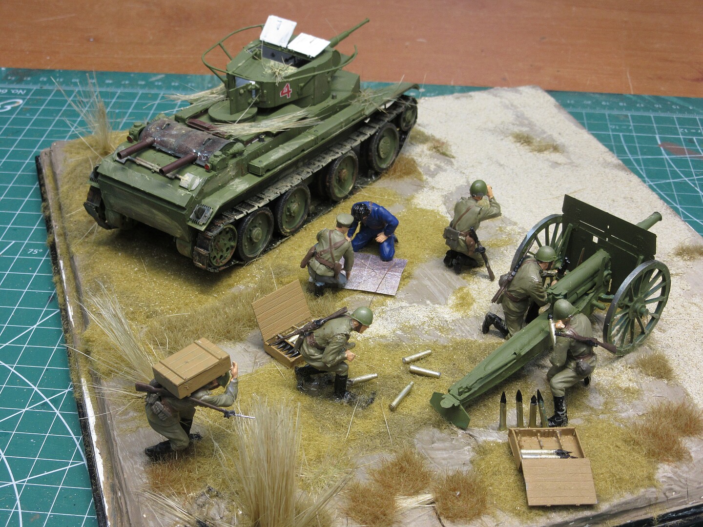 BT-7 Model 1937 Tank -- Plastic Model Military Vehicle Kit -- 1/35 ...