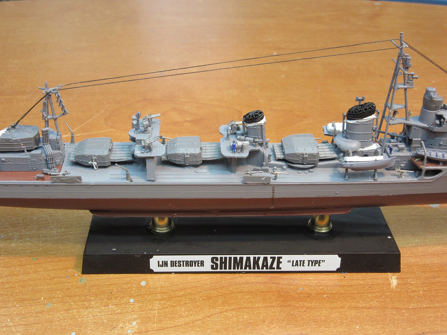 IJN Destroyer Shimakaze Late Type -- Plastic Model Military Ship Kit ...