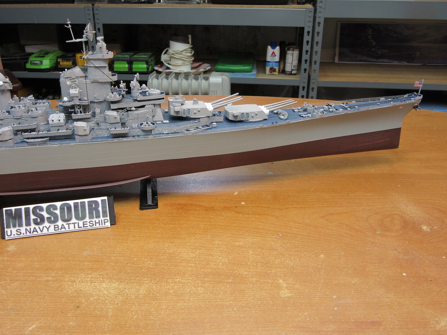 USS Missouri BB63 Battleship -- Plastic Model Military Ship Kit -- 1/ ...