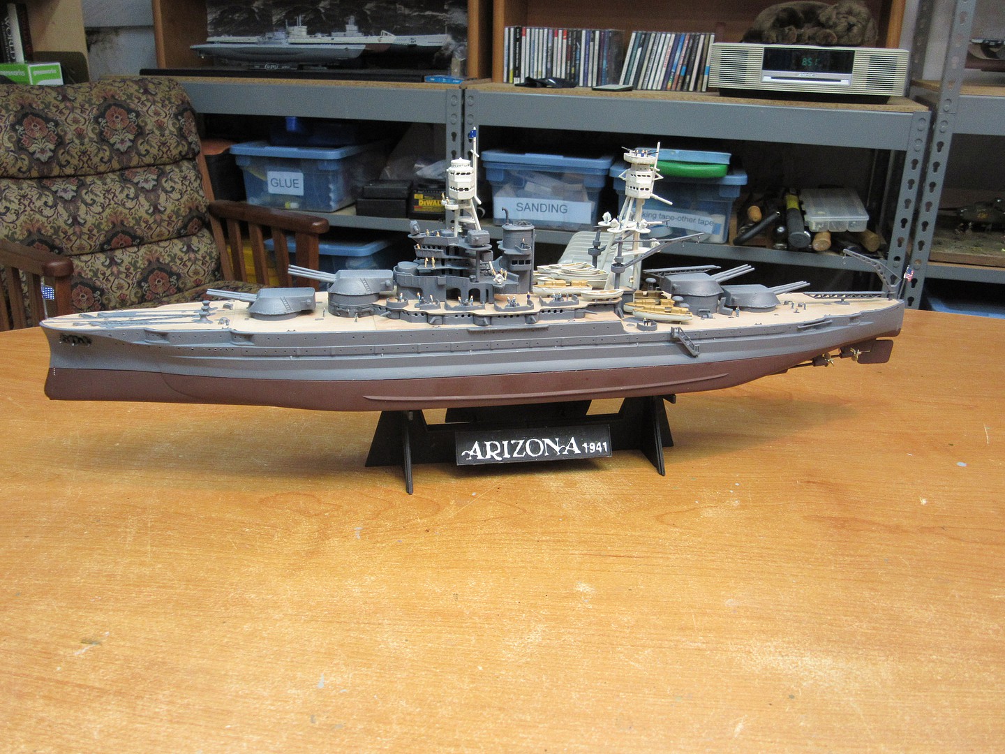 Gallery Pictures HobbyBoss USS Arizona BB-39 Plastic Model Military ...