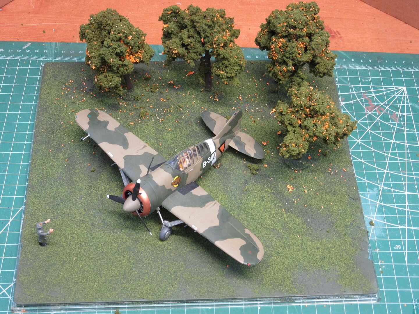 Brewster B-339 Buffalo Pacific Theater Fighter -- Plastic Model ...