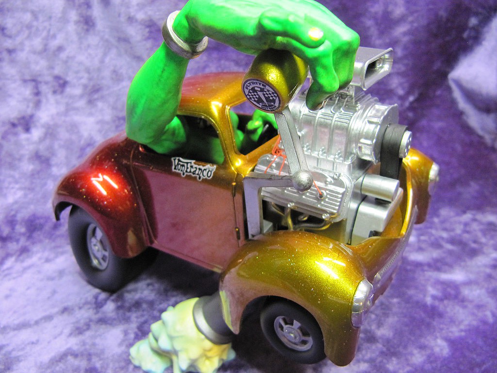 Von Franco's Stoned Hoods & Crooks Custom Car -- Plastic Model Fantasy ...