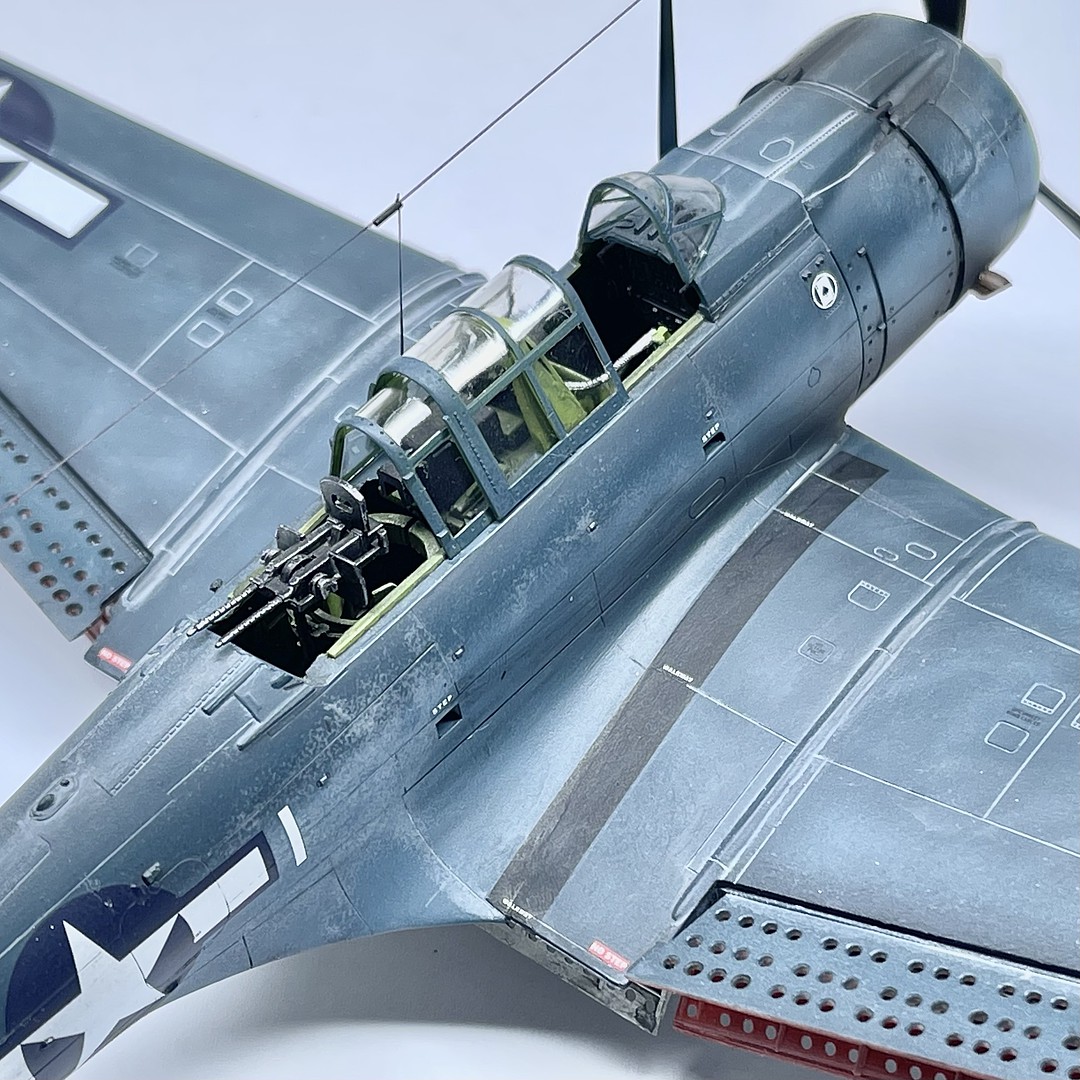 WWII SBD5 USN Bomber Battle of the Philippine Sea -- Plastic Model ...