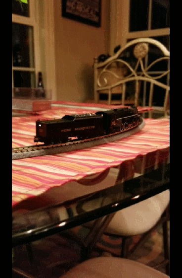 Berkshire Pere Marquette #1225 -- N Scale Model Train Steam Locomotive ...