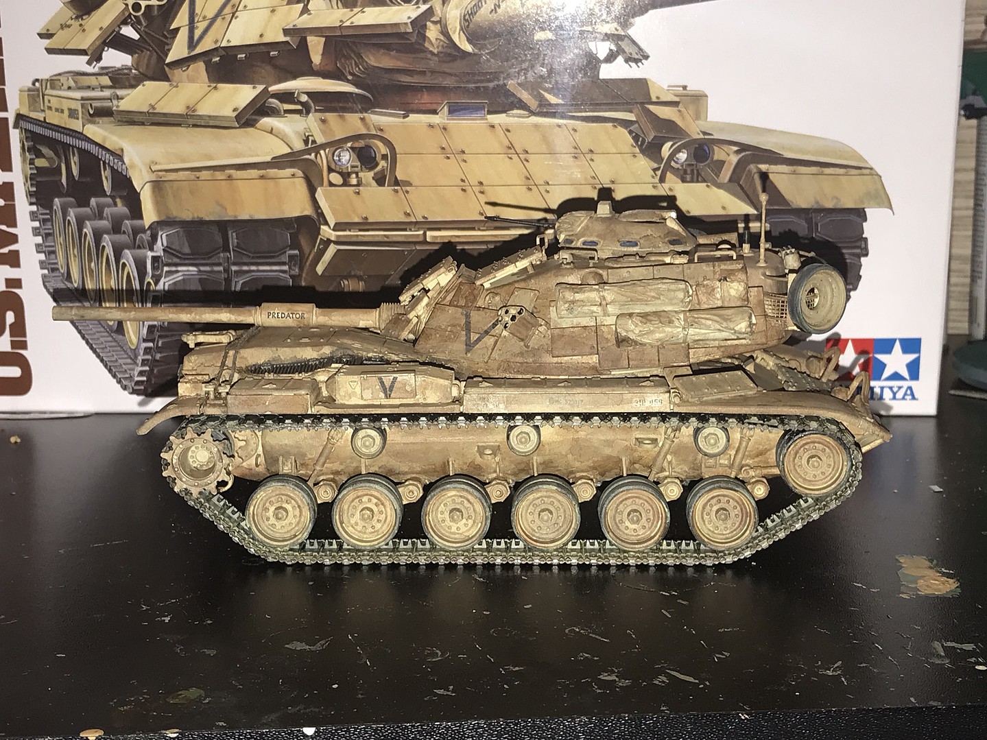 US Marine M60A1 Tank -- Plastic Model Military Vehicle Kit -- 1/35 Scale -- #35157 pictures by ...