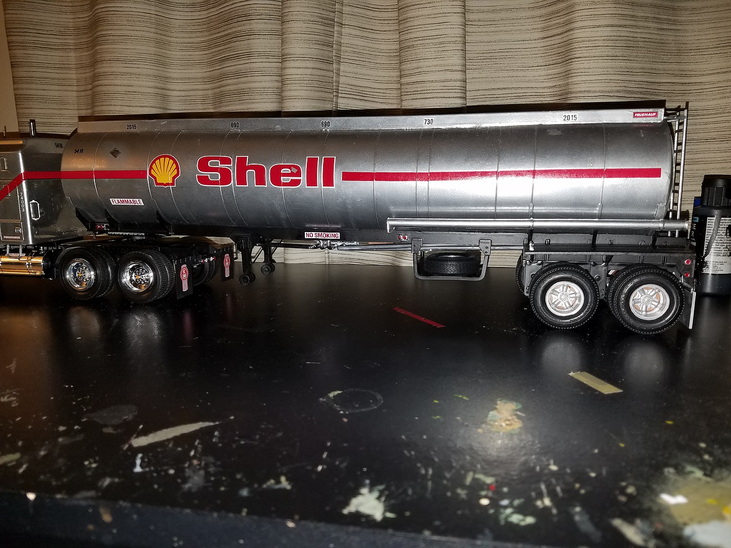 1/25 Shell Tanker Trailer -- Plastic Model Trailer Kit -- 1/25 Scale ...