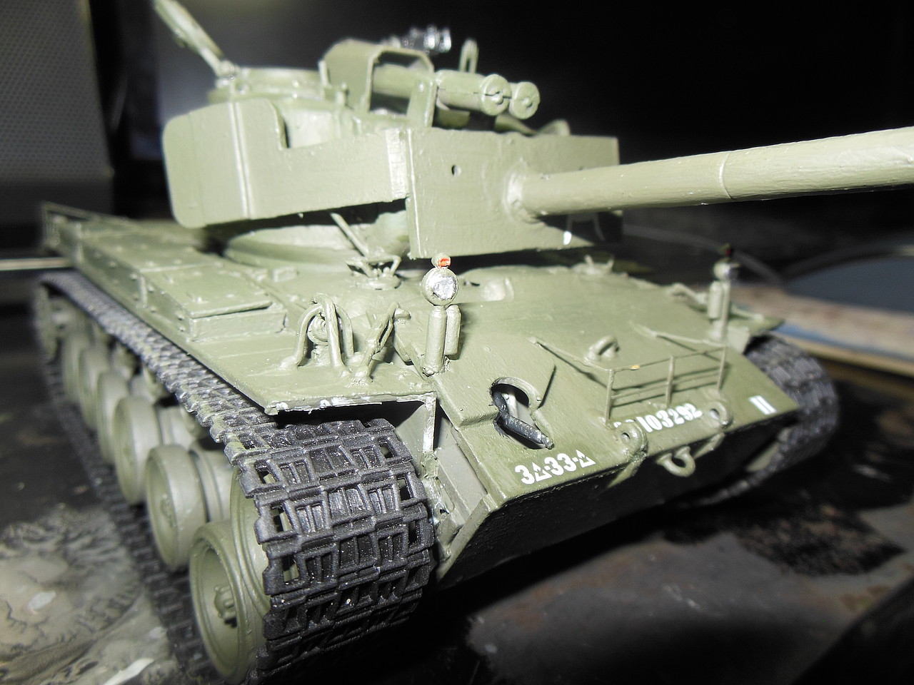 T26E4 Super Pershing Pilot 1 -- Plastic Model Military Vehicle Kit -- 1 ...