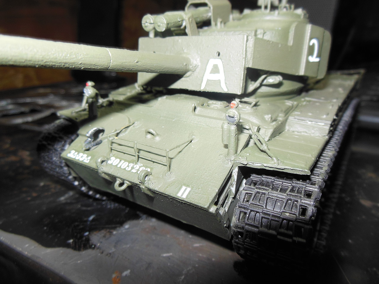 T26E4 Super Pershing Pilot 1 -- Plastic Model Military Vehicle Kit -- 1 ...