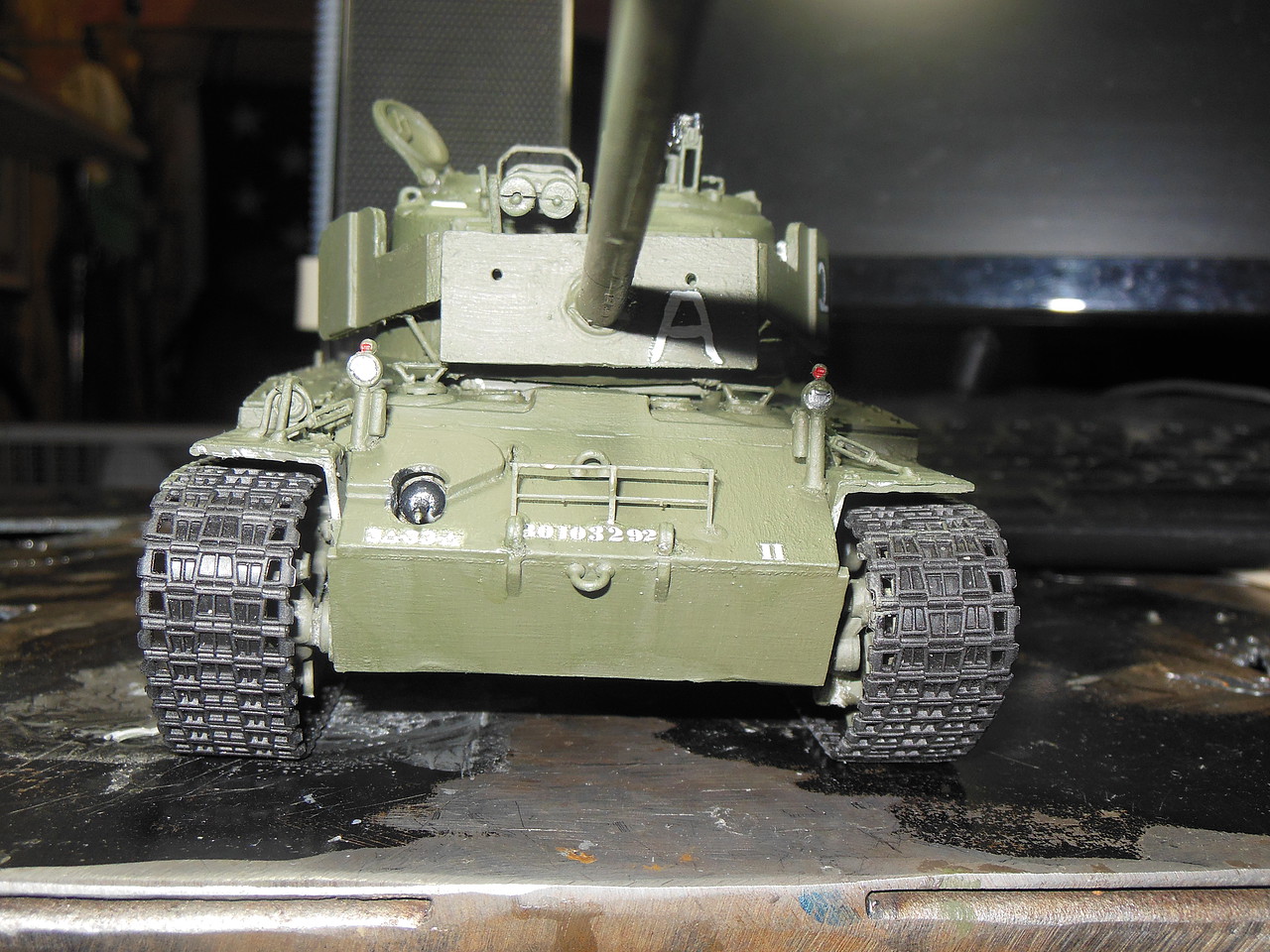T26E4 Super Pershing Pilot 1 -- Plastic Model Military Vehicle Kit -- 1 ...