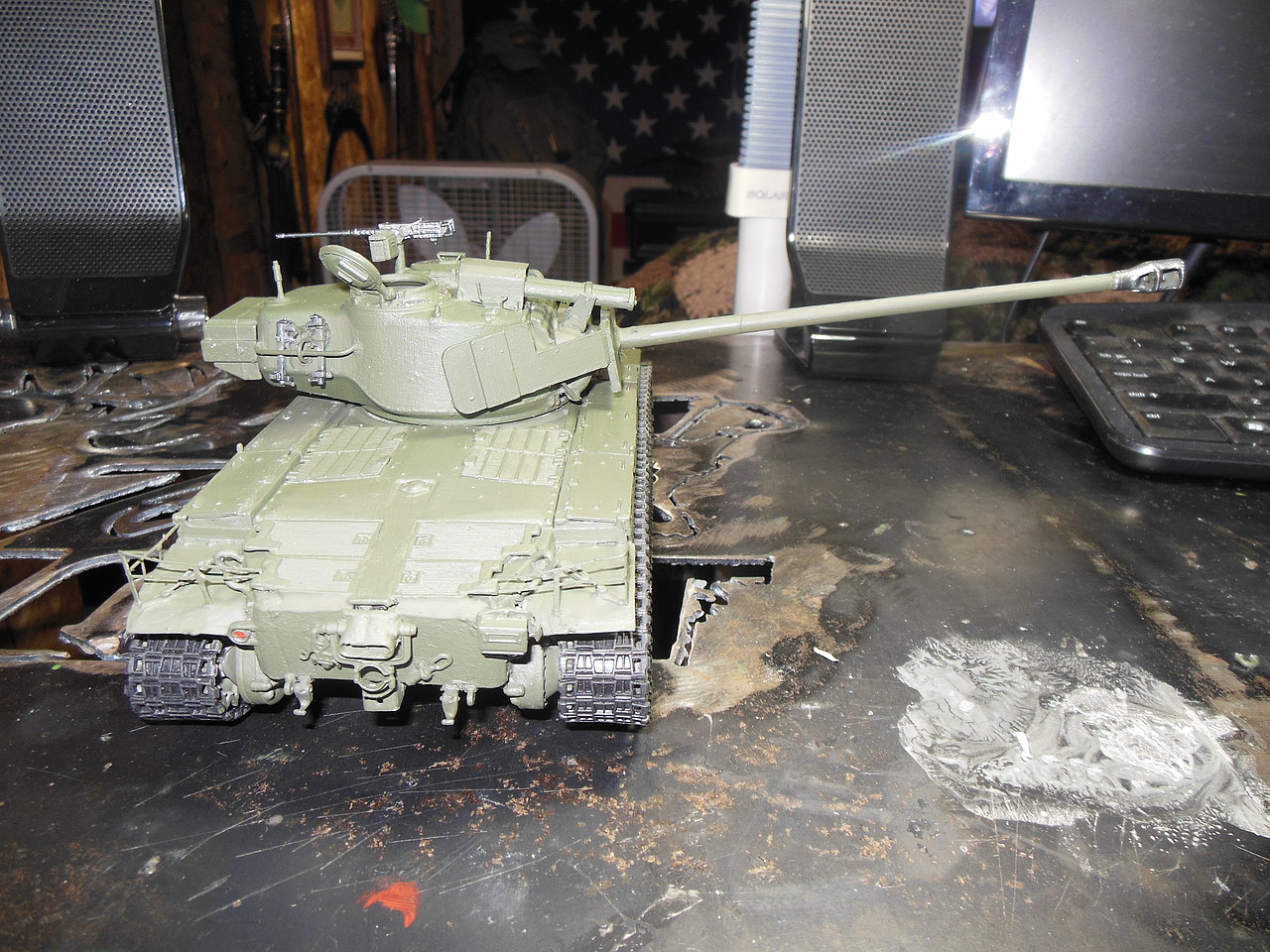 T26E4 Super Pershing Pilot 1 -- Plastic Model Military Vehicle Kit -- 1 ...