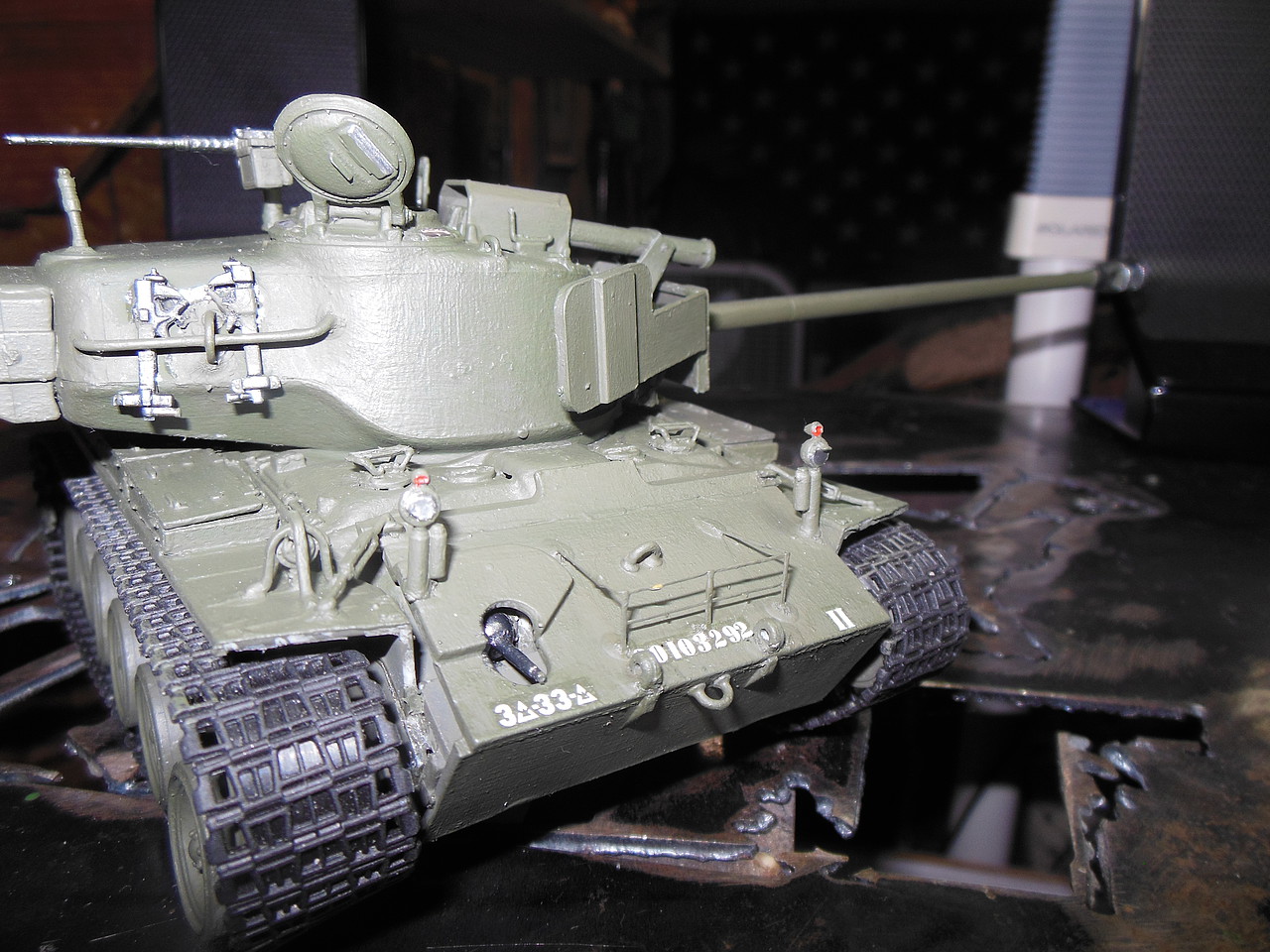 T26E4 Super Pershing Pilot 1 -- Plastic Model Military Vehicle Kit -- 1 ...