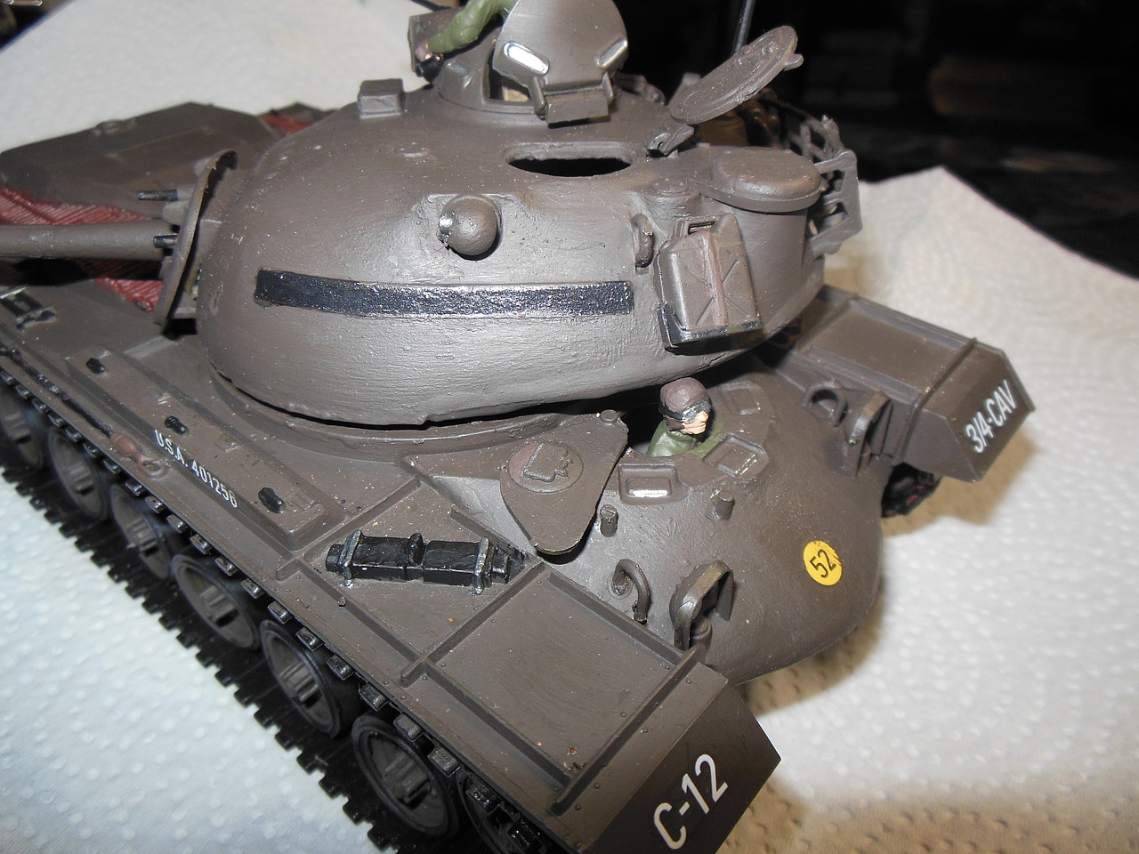 M-48 A-2 Patton Tank -- Plastic Model Tank Kit -- 1/35 Scale -- #857853 ...