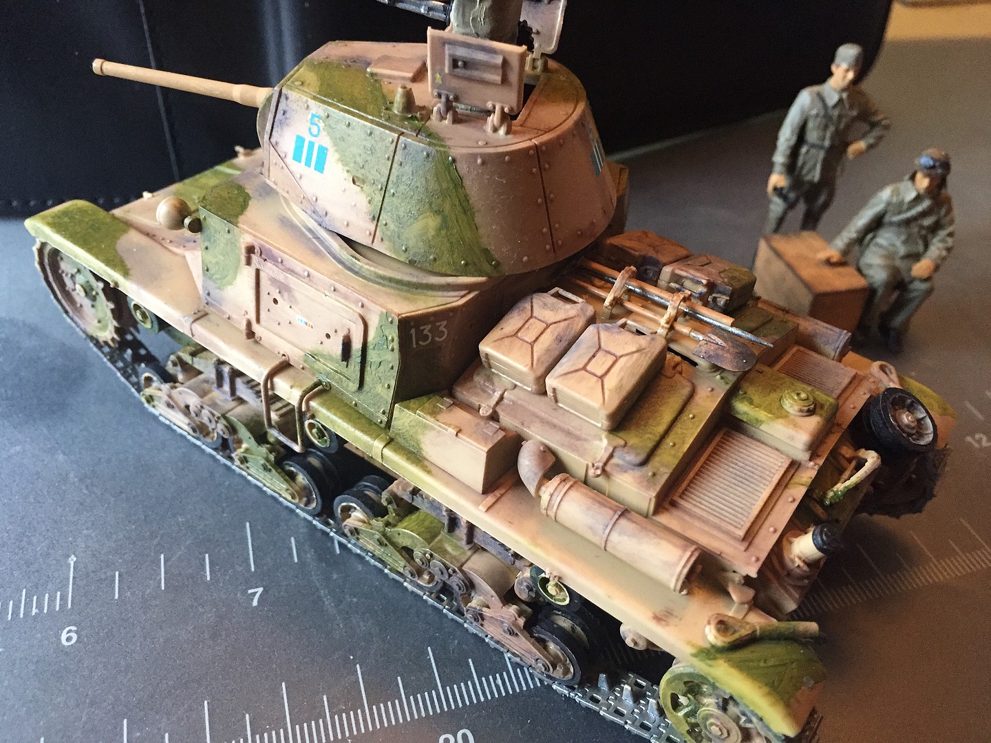 Italian Tank Carro Armato M13/40 -- Plastic Model Military Vehicle Kit ...