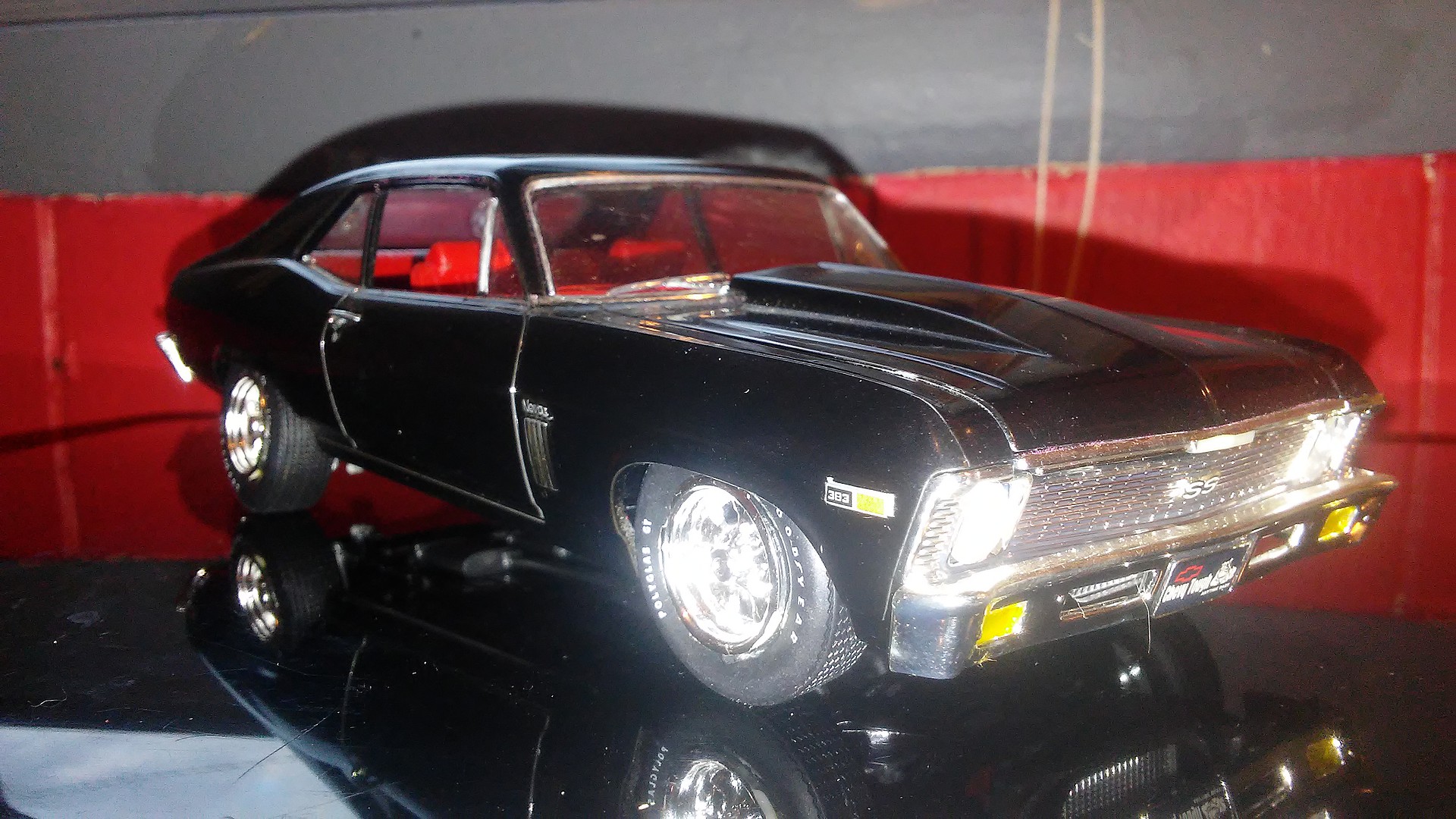 1969 Chevy Nova SS -- Plastic Model Car Kit -- 1/25 Scale -- #852098 ...