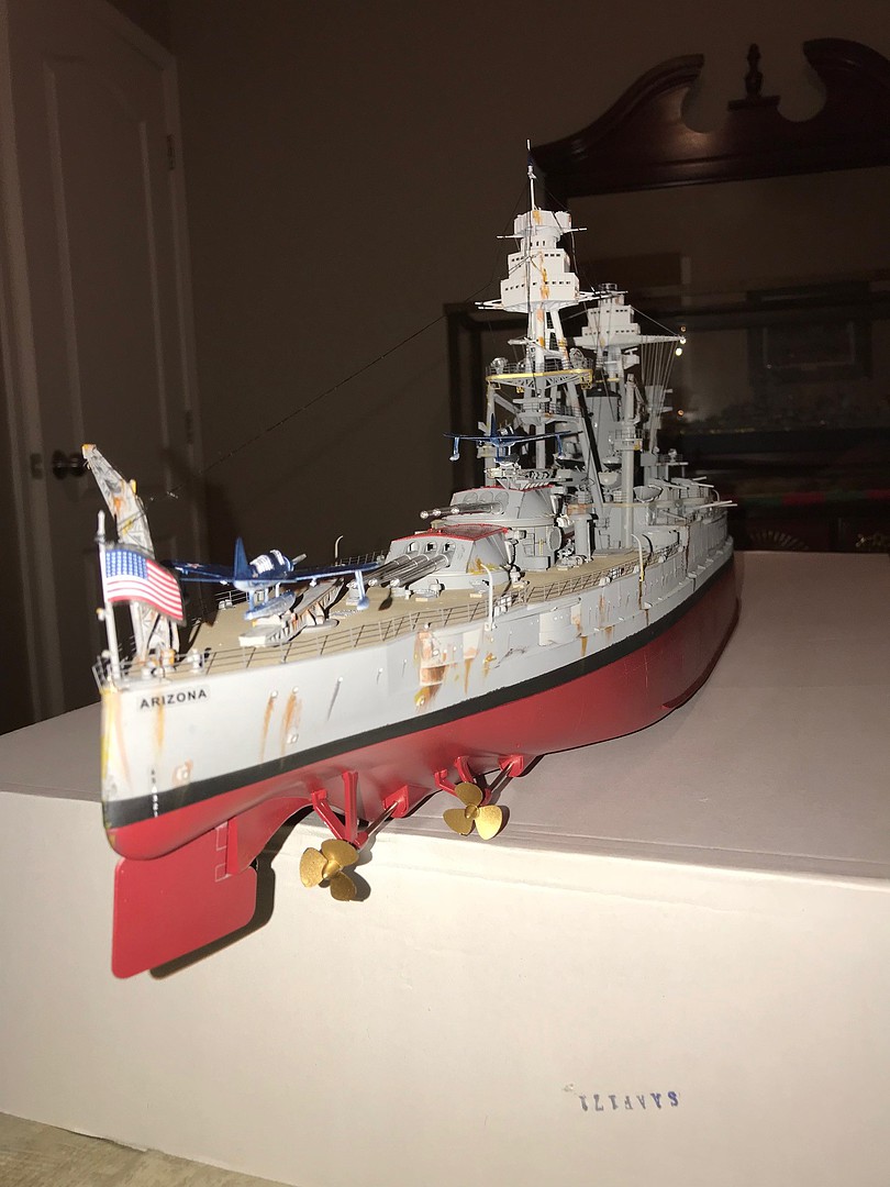 USS Arizona BB-39 Battleship 1941 -- Plastic Model Military Ship Kit ...