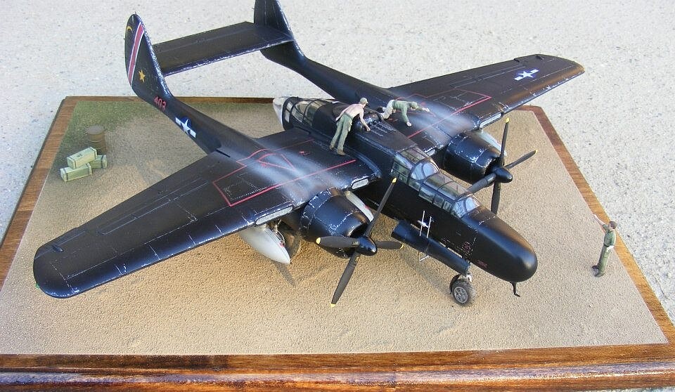 P-61 Black Widow -- Plastic Model Airplane Kit -- 1/48 Scale -- #857546 ...