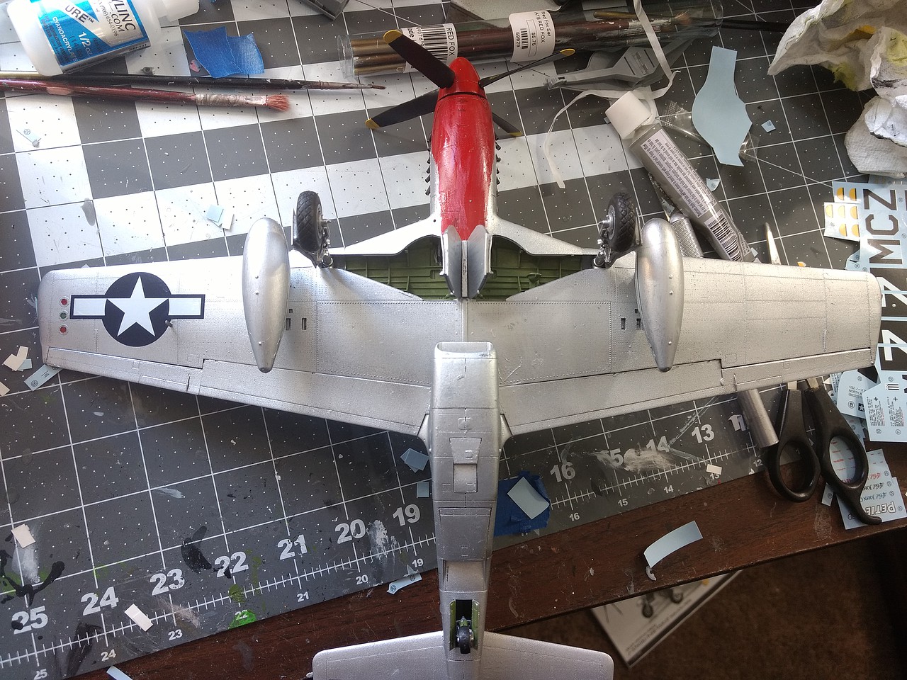 North American P-51D Mustang -- Plastic Model Airplane Kit -- 1/32 ...