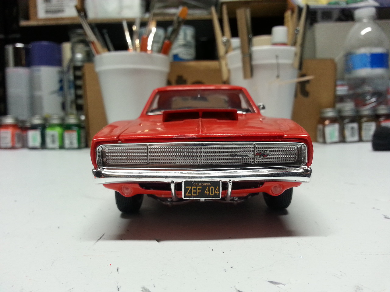 1968 Dodge Charger 2'n1 -- Plastic Model Car Kit -- 1/25 Scale ...