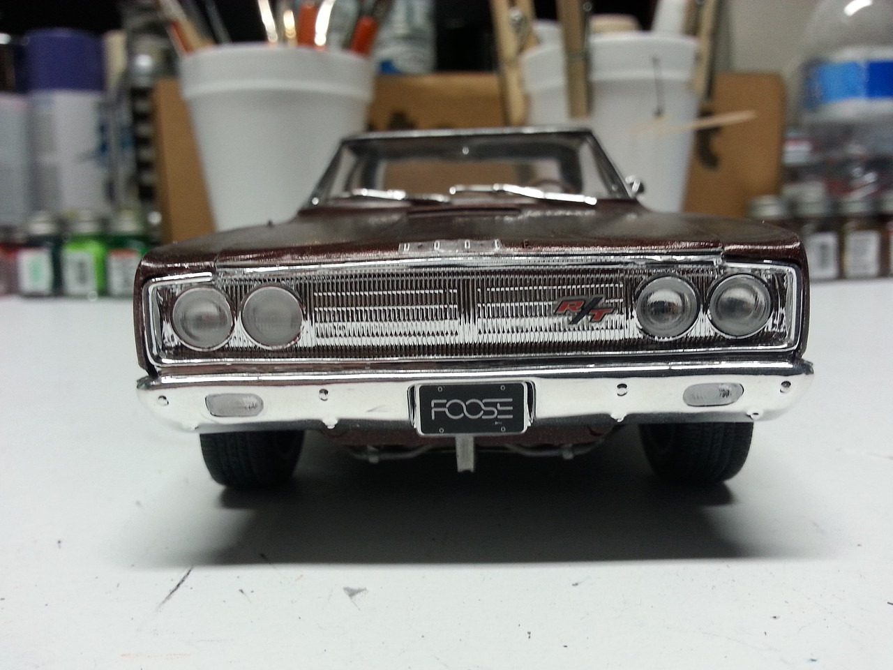 1967 Foose Designed Dodge Coronet -- Plastic Model Car Kit -- 1/25 ...