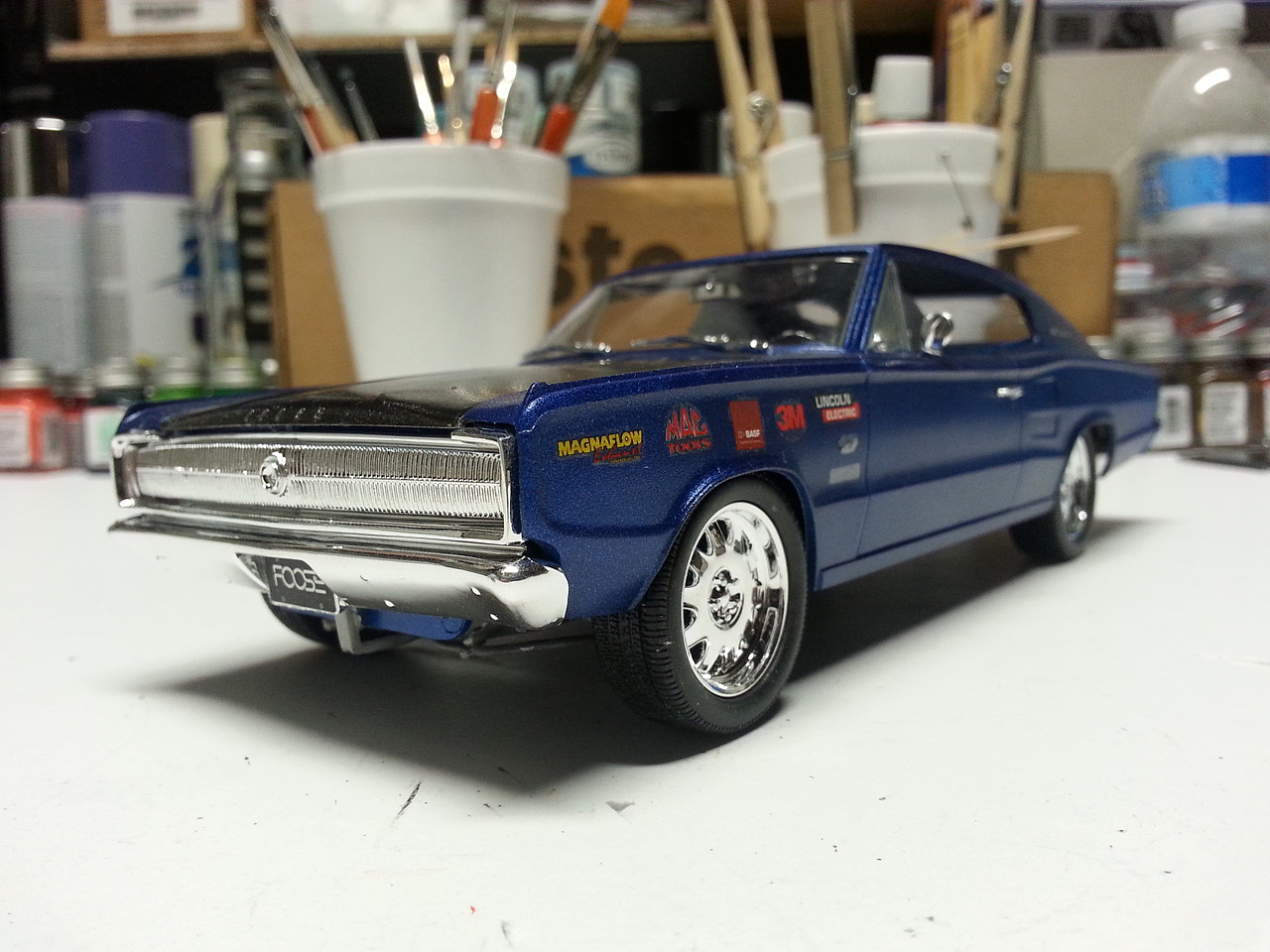 1967 Dodge Charger 426 Hemi -- Plastic Model Car Kit -- 1/25 Scale ...