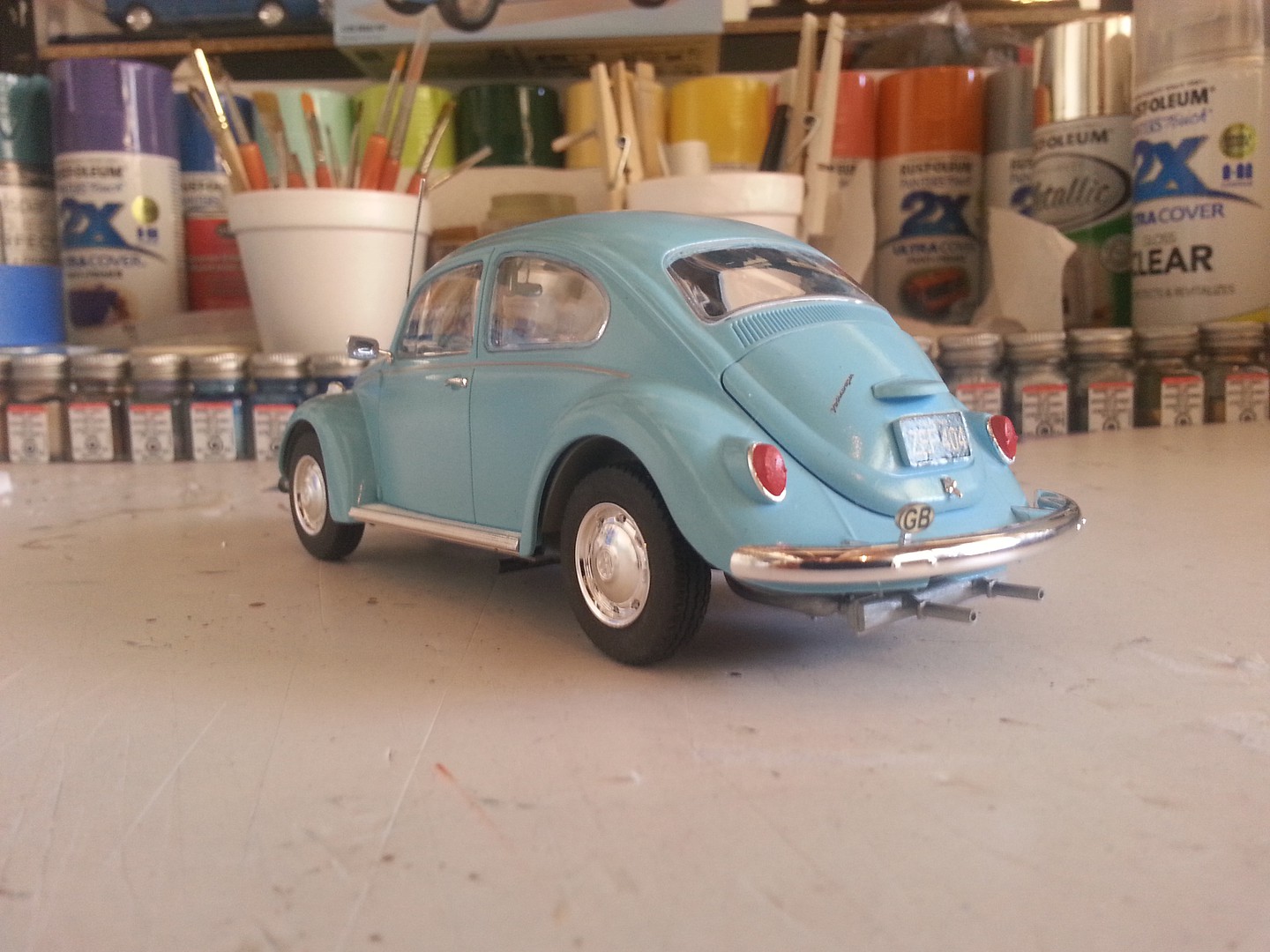 1968 VW Beetle Type 1 -- Plastic Model Car Kit -- 1/24 Scale -- #854192 ...