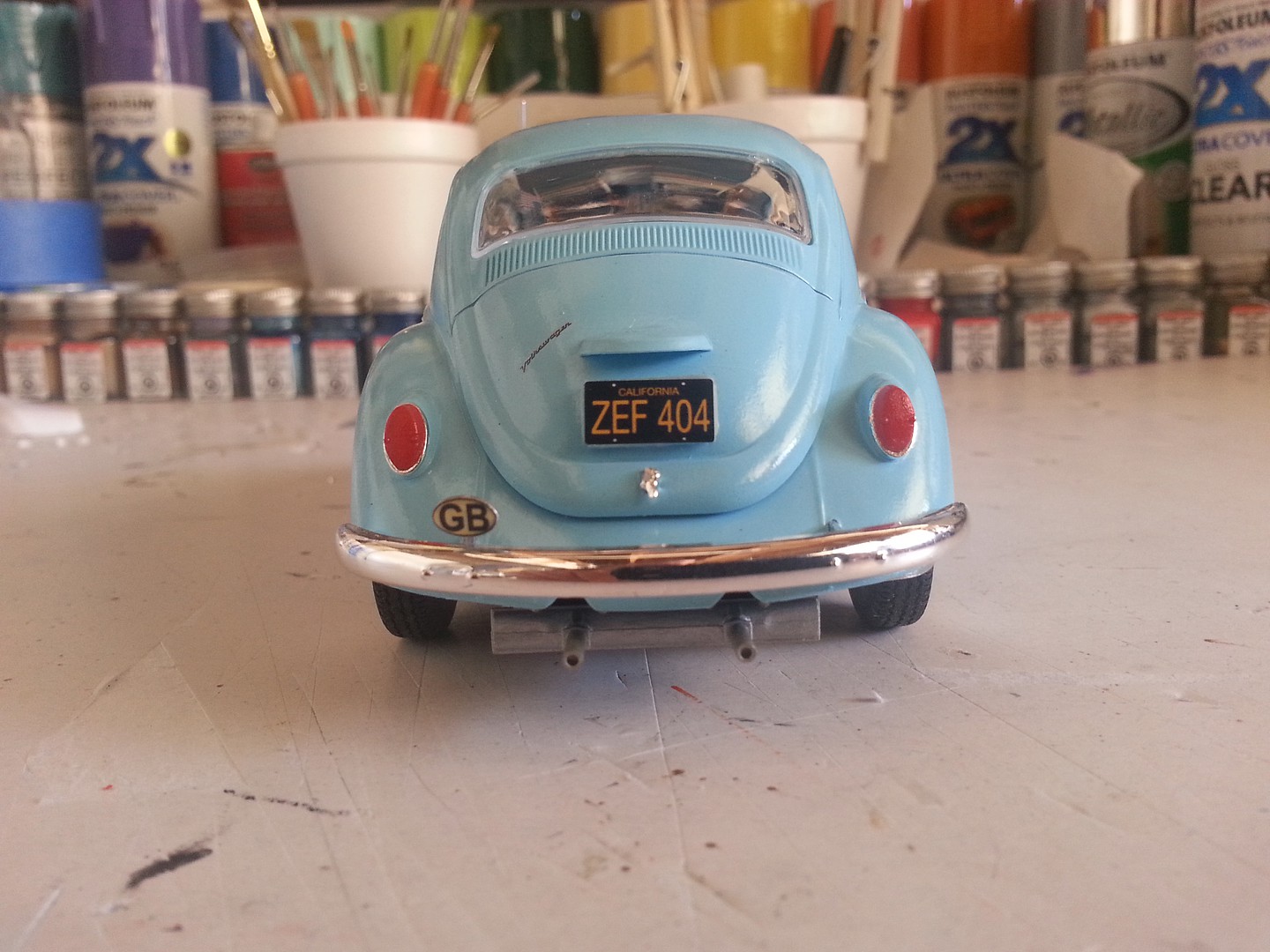 1968 VW Beetle Type 1 -- Plastic Model Car Kit -- 1/24 Scale -- #854192 ...