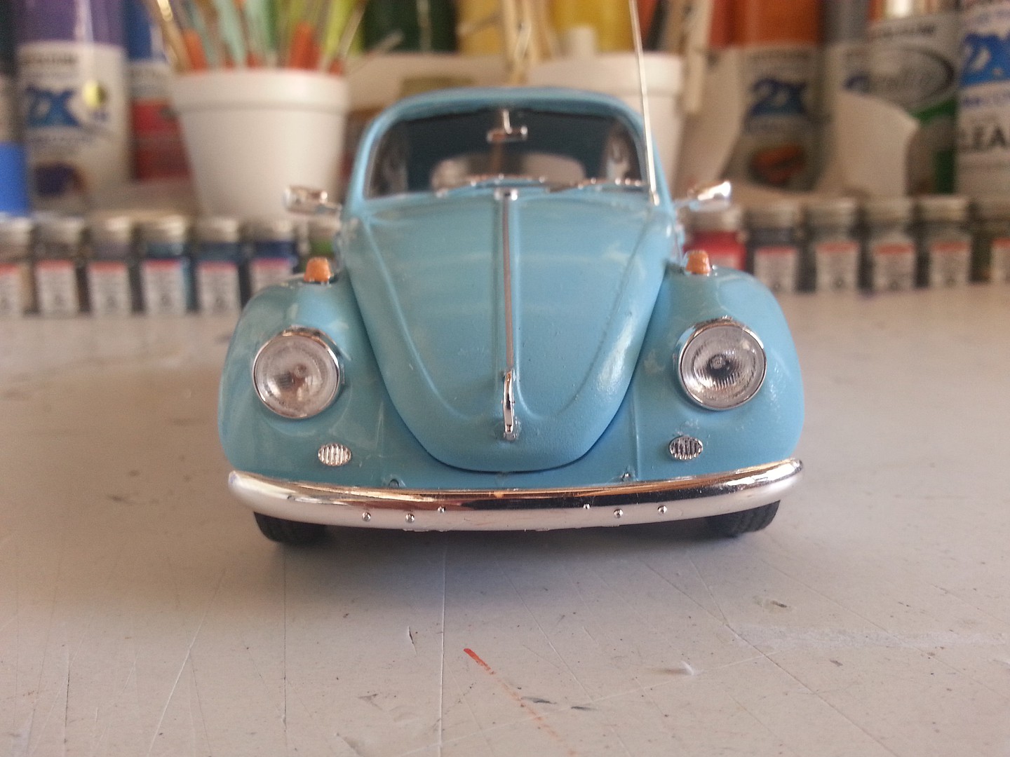 1968 VW Beetle Type 1 -- Plastic Model Car Kit -- 1/24 Scale -- #854192 ...