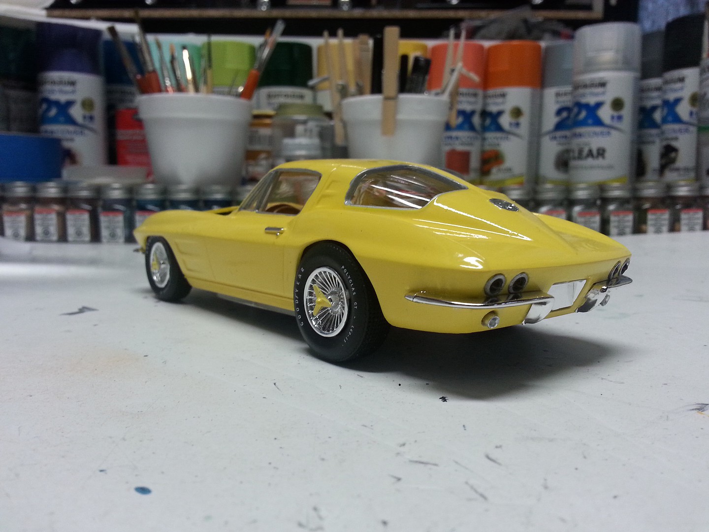 1963 CORVETTE -- Plastic Model Car Kit -- 1/25 Scale -- #861 pictures ...