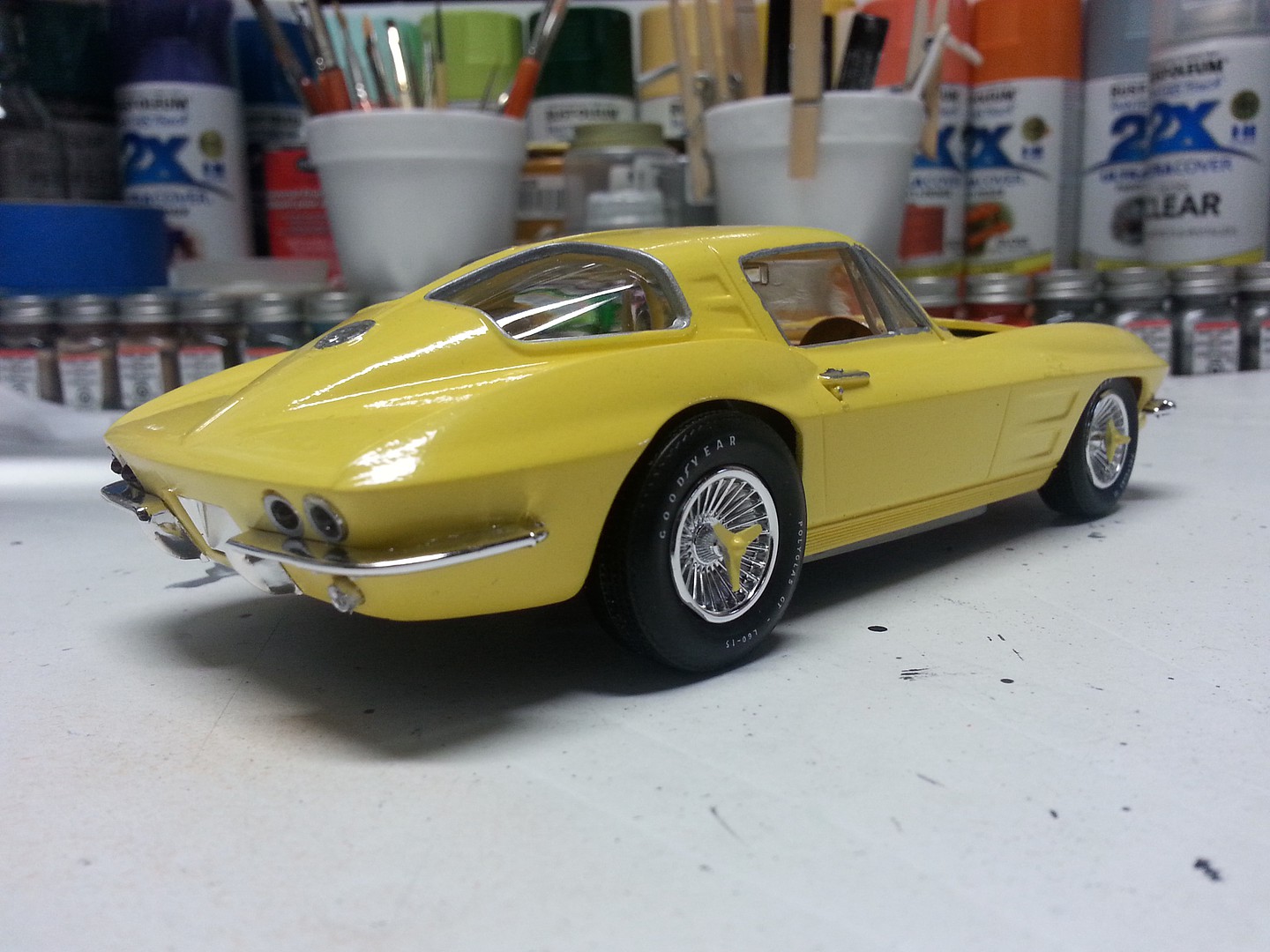 1963 CORVETTE -- Plastic Model Car Kit -- 1/25 Scale -- #861 pictures ...
