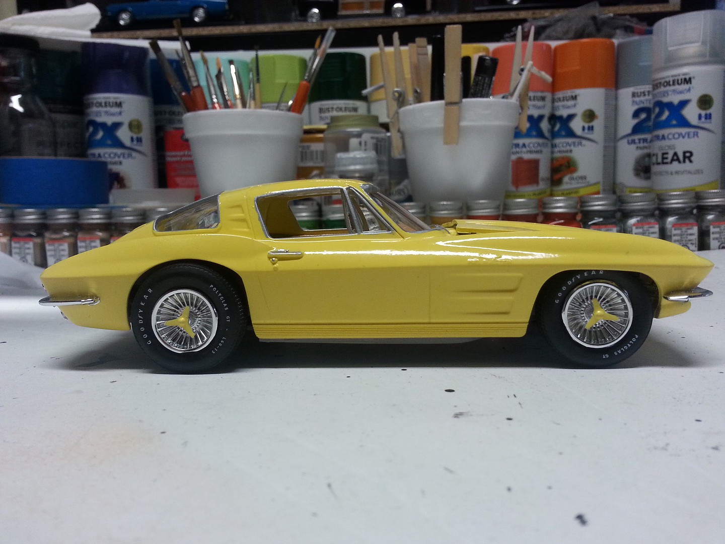 1963 CORVETTE -- Plastic Model Car Kit -- 1/25 Scale -- #861 pictures ...