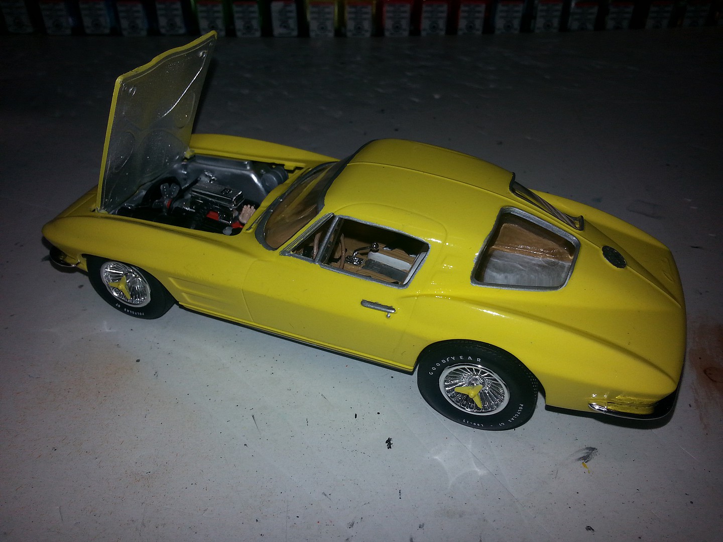 1963 CORVETTE -- Plastic Model Car Kit -- 1/25 Scale -- #861 pictures ...