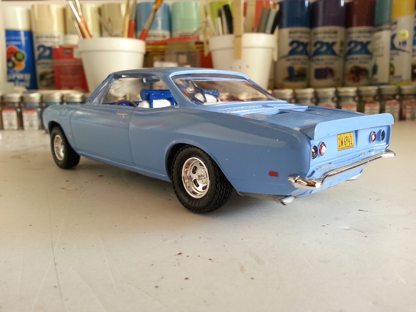 1969 Chevy Corvair -- Plastic Model Car Kit -- 1/25 Scale -- #894-12 ...