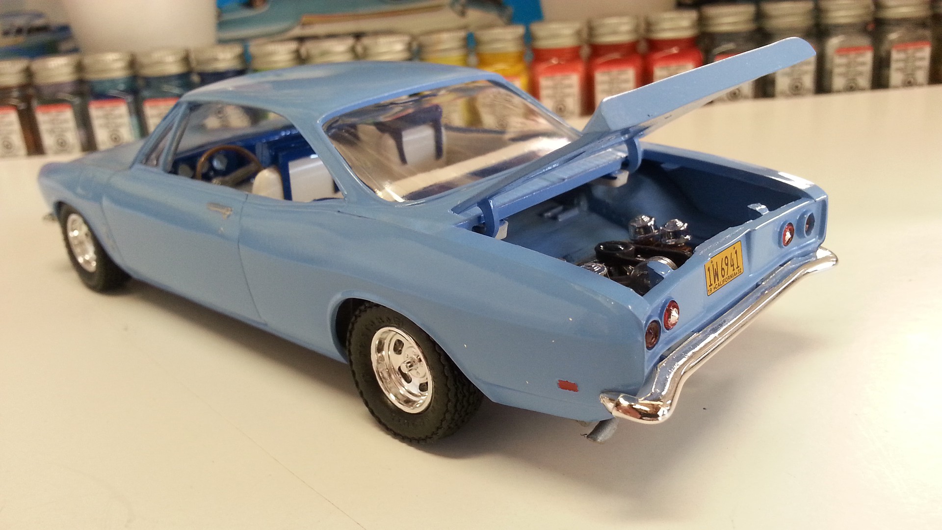 1969 Chevy Corvair -- Plastic Model Car Kit -- 1/25 Scale -- #894-12 ...