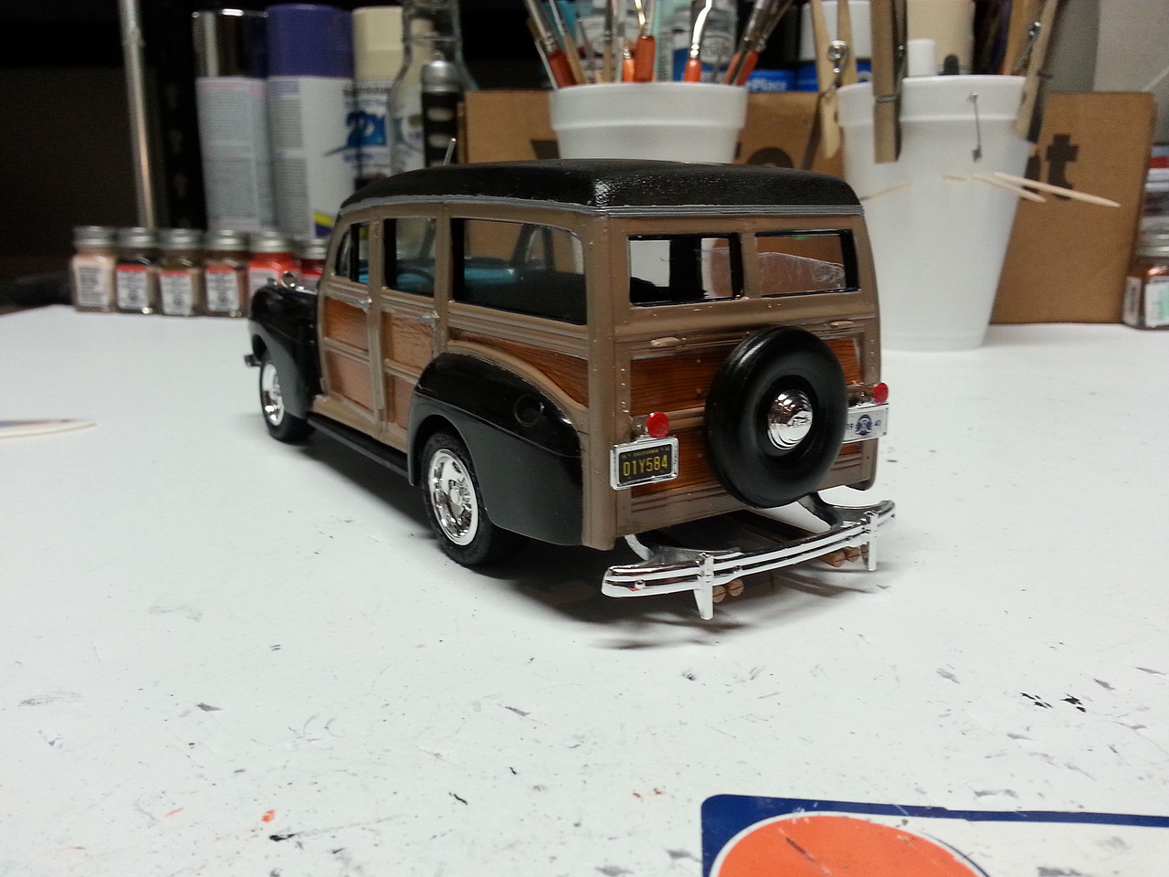1941 Ford Woody -- Plastic Model Vehicle Kit -- 1/25 Scale -- #906-12 ...