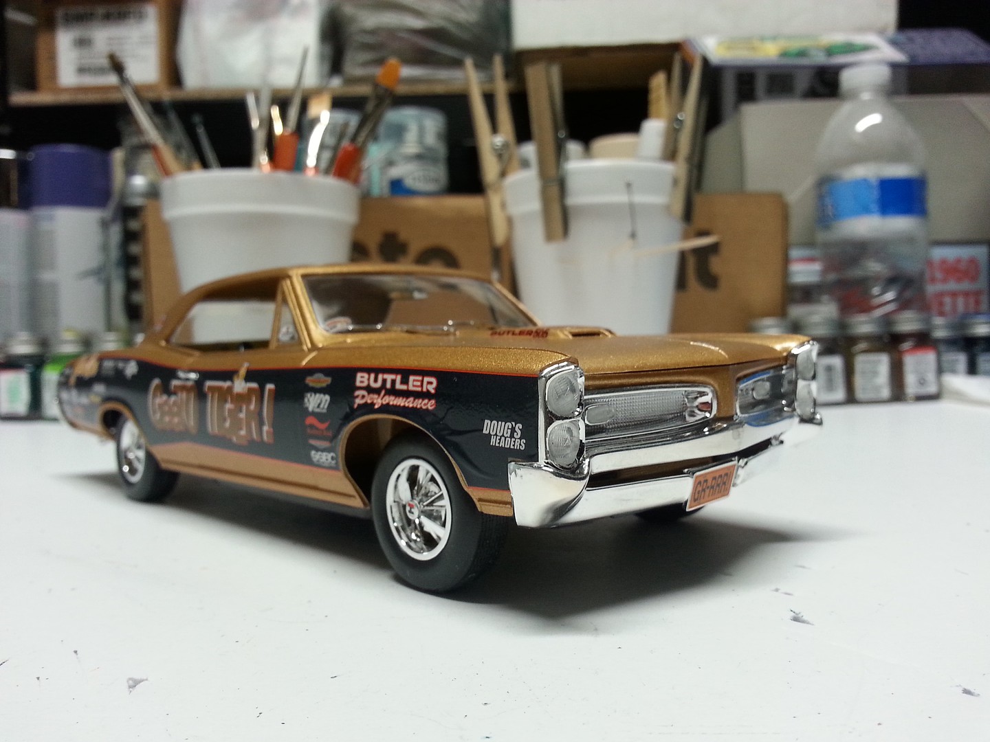 1966 Pontiac GTO -- Plastic Model Car Kit -- 1/25 Scale -- #854479 ...