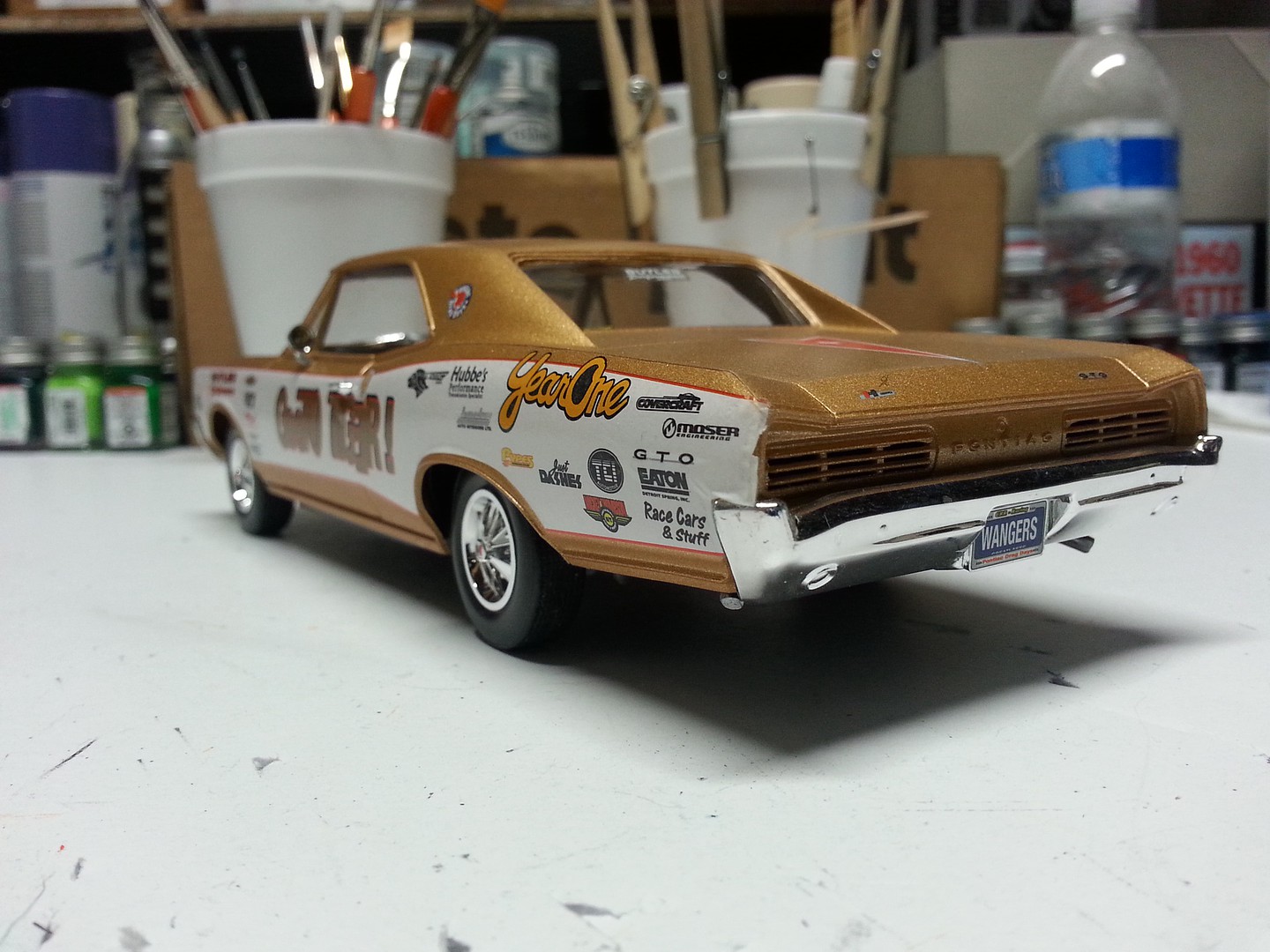 1966 Pontiac GTO -- Plastic Model Car Kit -- 1/25 Scale -- #854479 ...