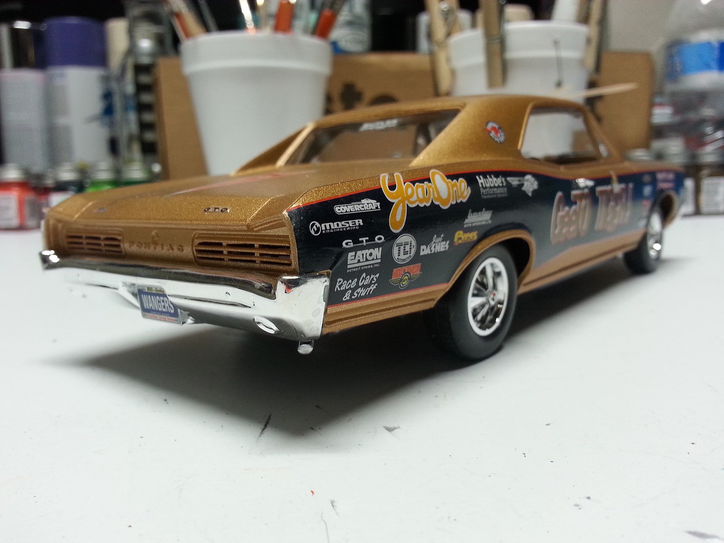 1966 Pontiac GTO -- Plastic Model Car Kit -- 1/25 Scale -- #854479 ...