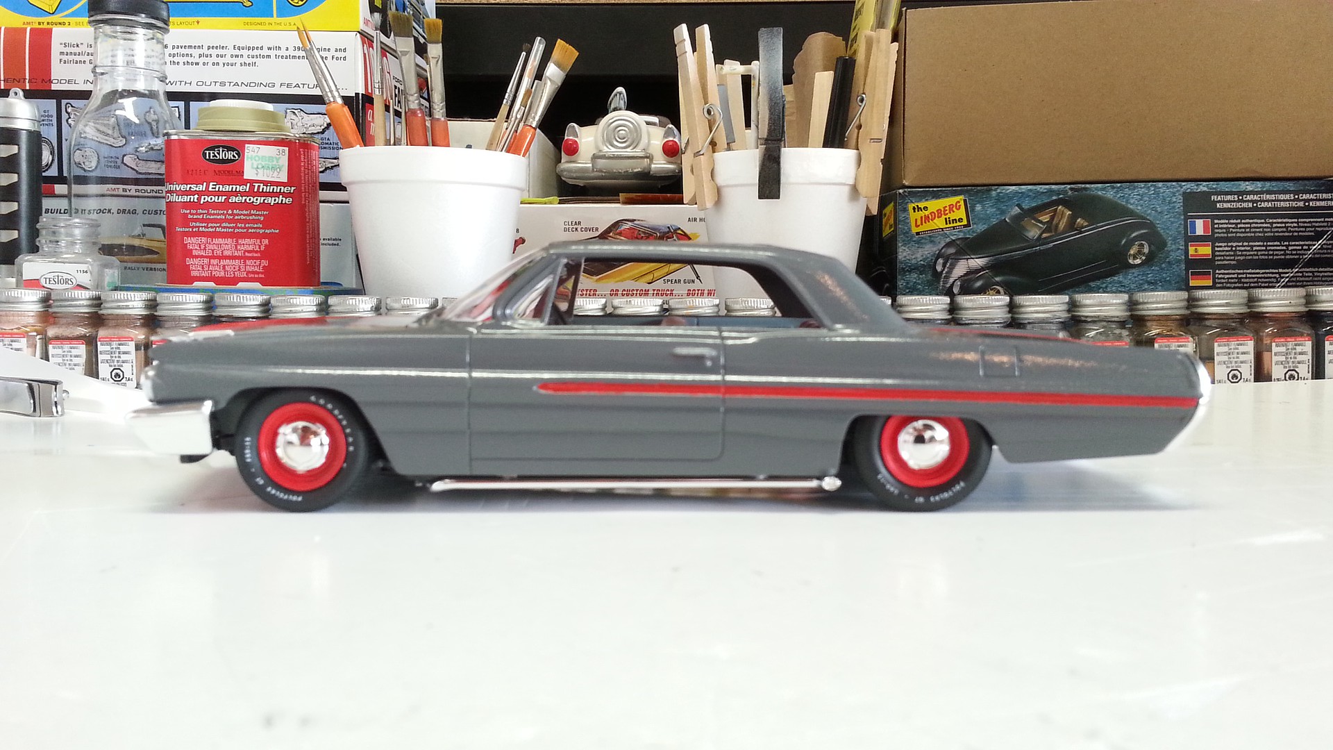 1962 Pontiac Catalina Polyglas Gasser I -- Plastic Model Car Kit -- 1/ ...