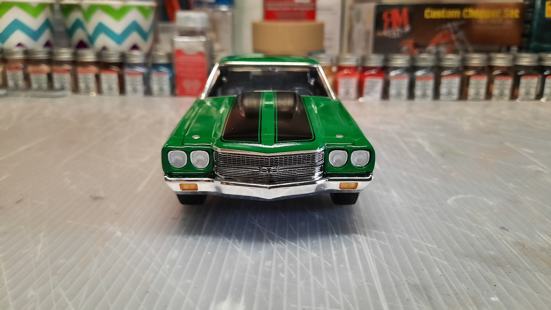 1970 Chevy Chevelle 22 2T -- Plastic Model Car Kit -- 1/25 Scale ...