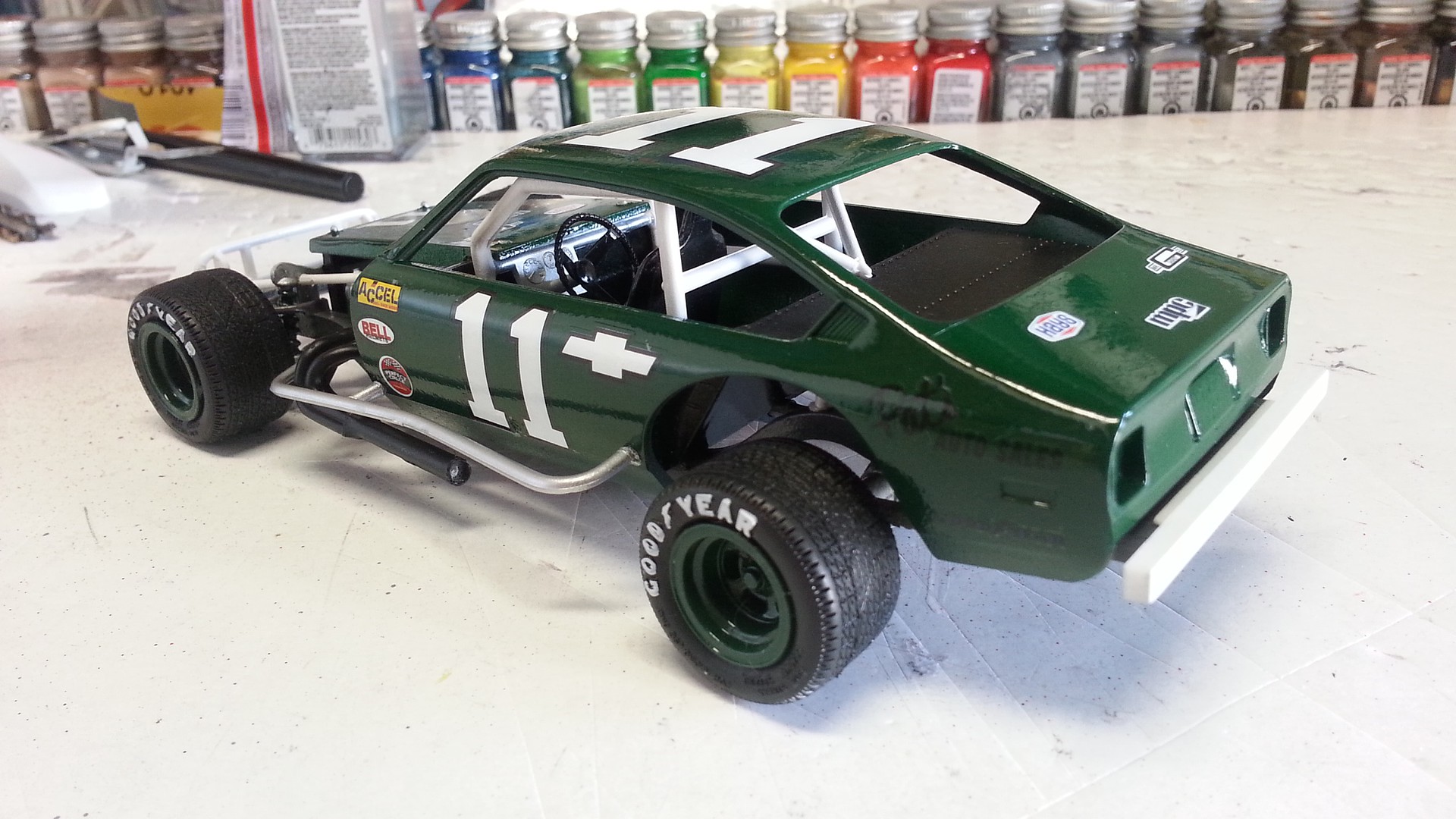 1974 Chevy Vega Modified Rat Trap Race Car -- Plastic Model Car Vehicle ...