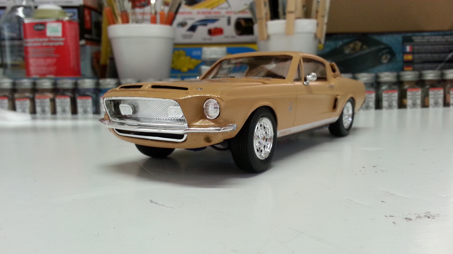 1968 Shelby GT500 -- Plastic Model Car Kit -- 1/25 Scale -- #634 ...