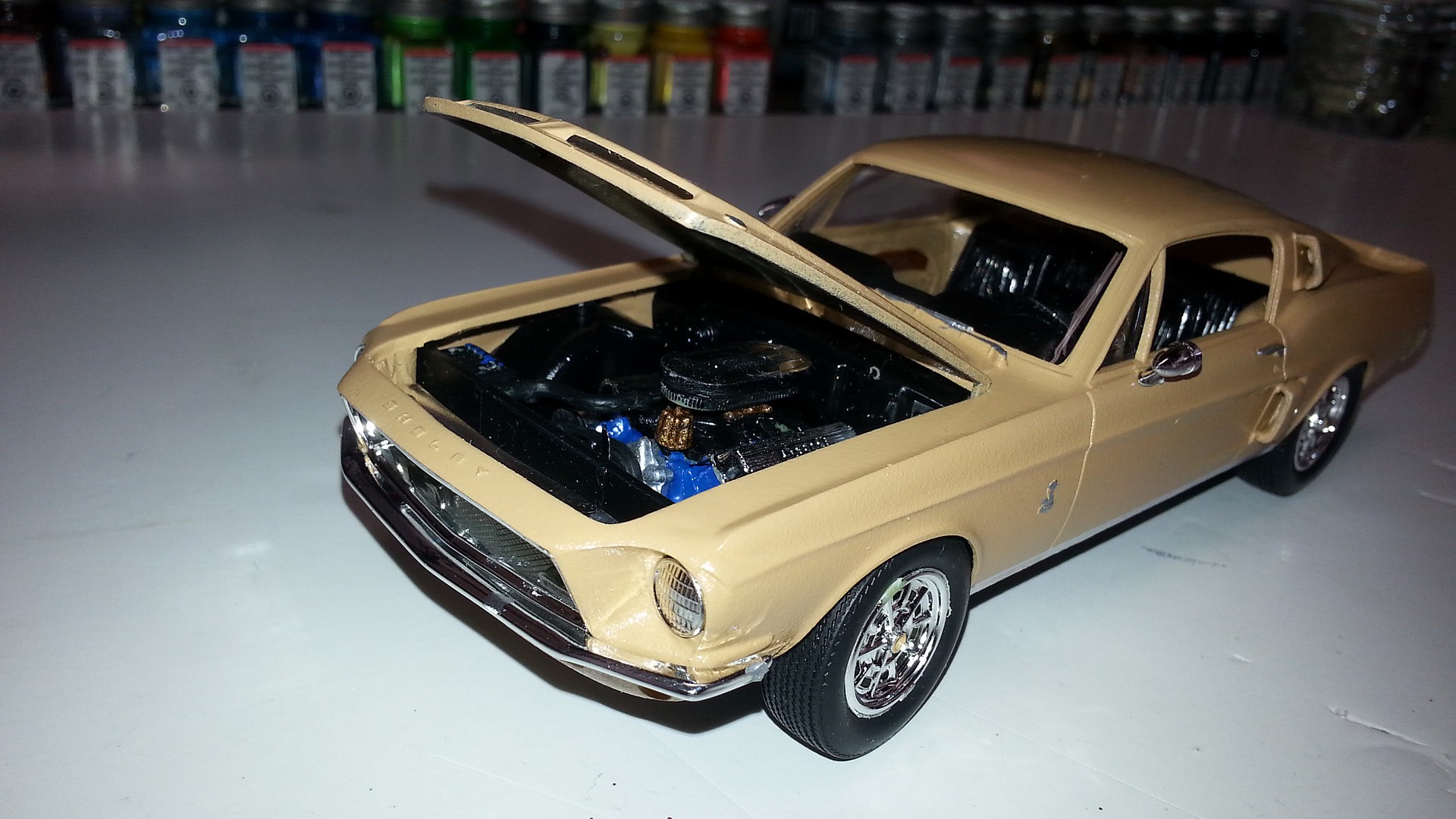 1968 Shelby GT500 -- Plastic Model Car Kit -- 1/25 Scale -- #634 ...