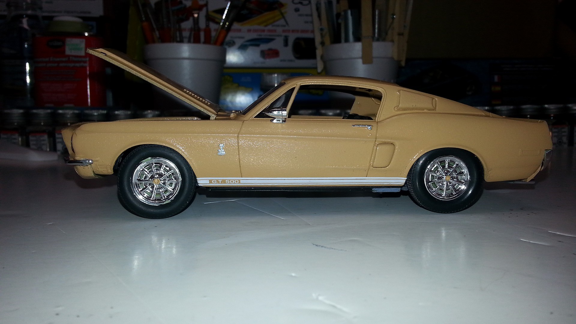 1968 Shelby GT500 -- Plastic Model Car Kit -- 1/25 Scale -- #634 ...