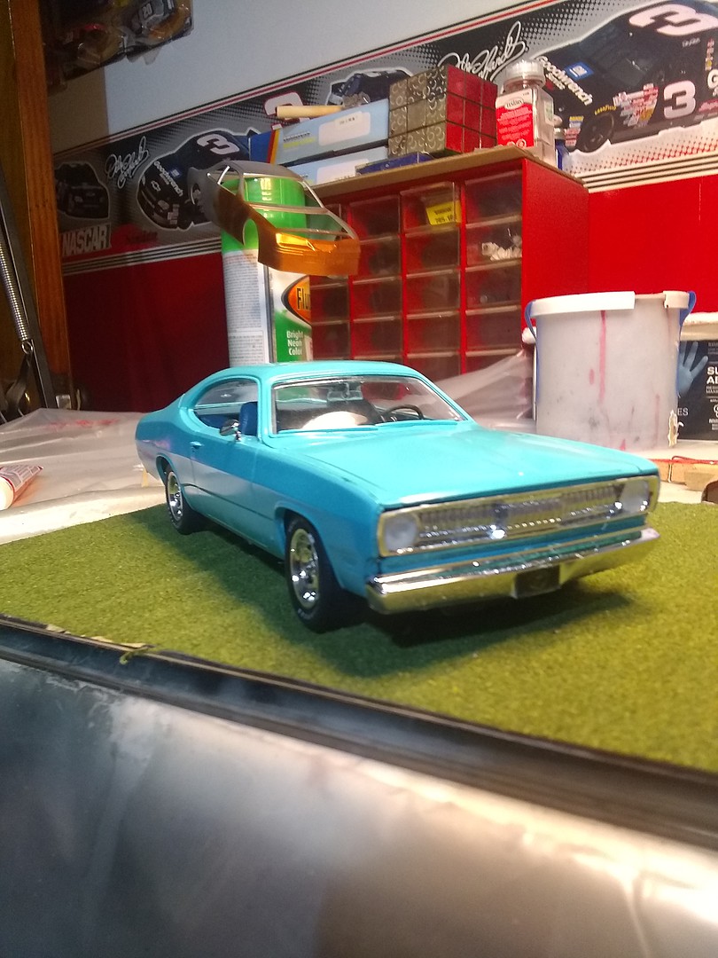 1971 Plymouth Duster 340 -- Plastic Model Car Kit -- 1/25 Scale ...