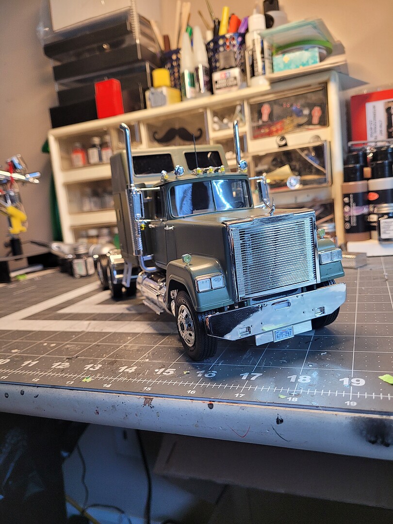 American Superliner Semi Tractor Cab -- Plastic Model Car Truck Vehicle ...